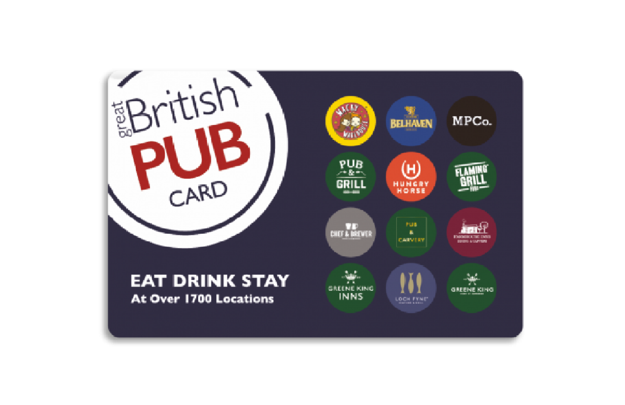 Great British Pub Card - High Street Savers Club