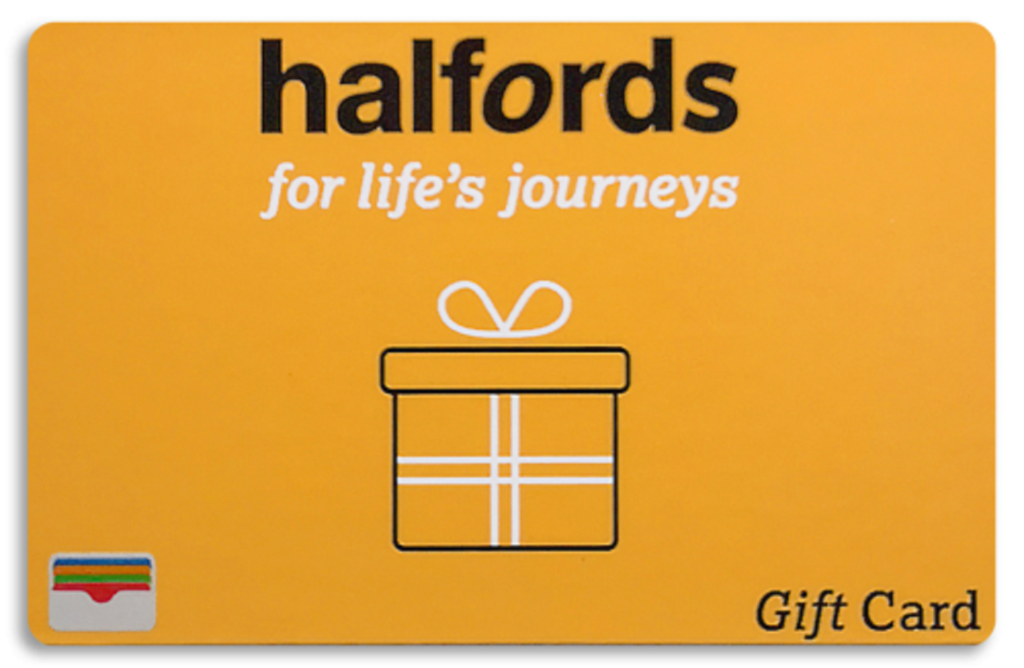 Halfords eGift - High Street Savers Club